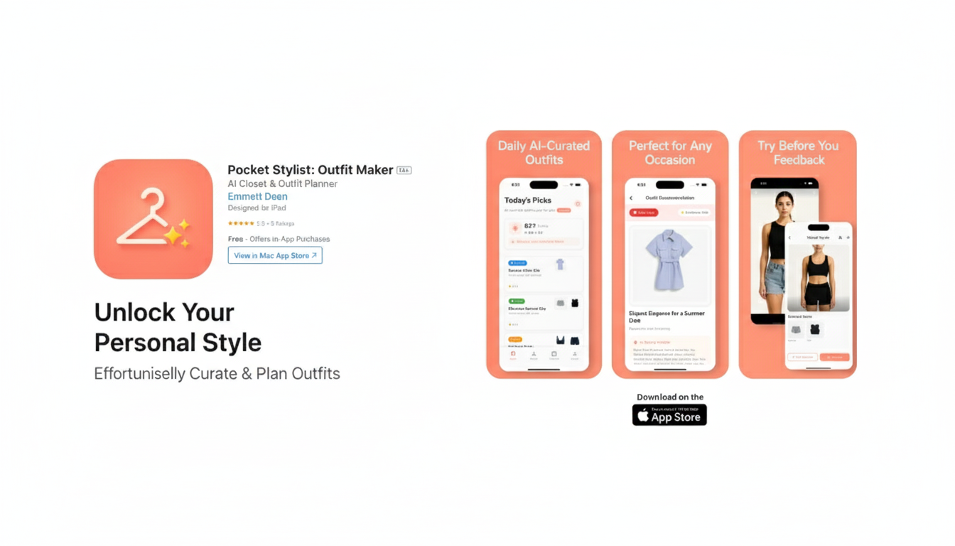 Pocket Stylist - AI-Powered Wardrobe & Outfit Planner App